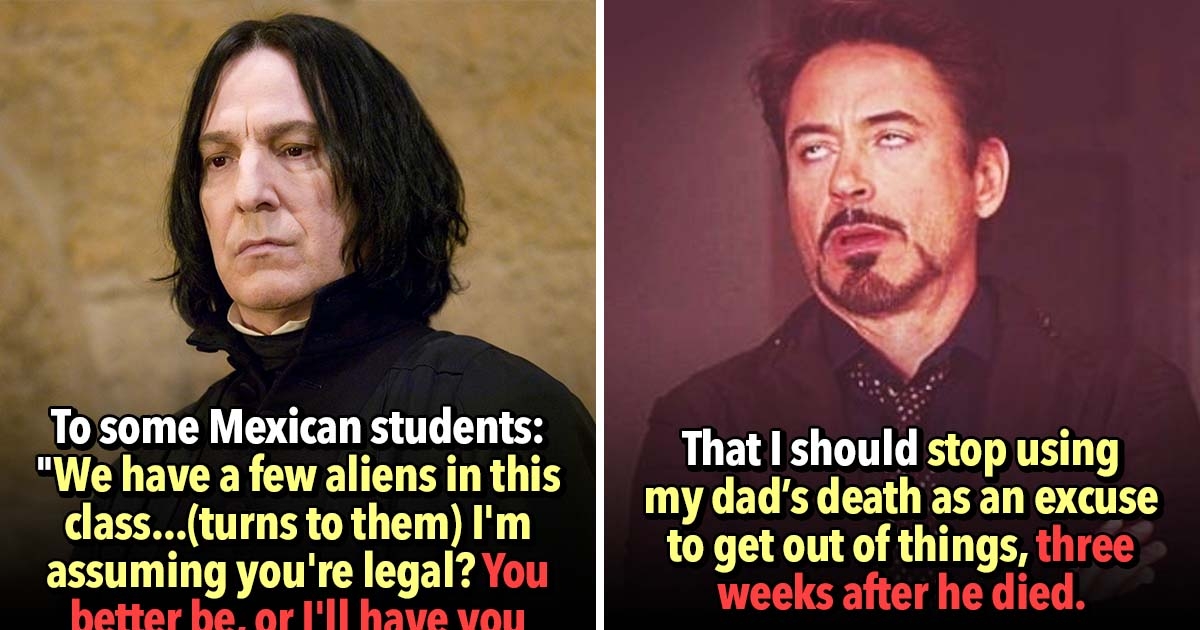 These 25 Ruthless Teachers Embarrassed Their Students