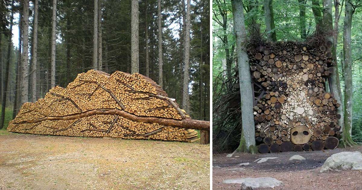 Who Ever Knew Firewood Stacking Was So Interesting? (25 pictures)
