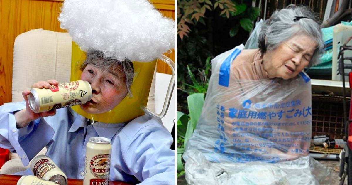 Japanese Grandma Cant Stop Taking Hilarious Self Portraits