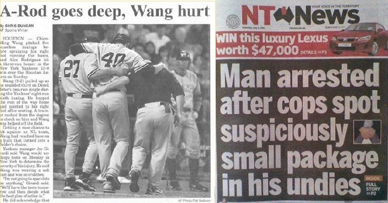 Hilarious Newspaper Headline Fails
