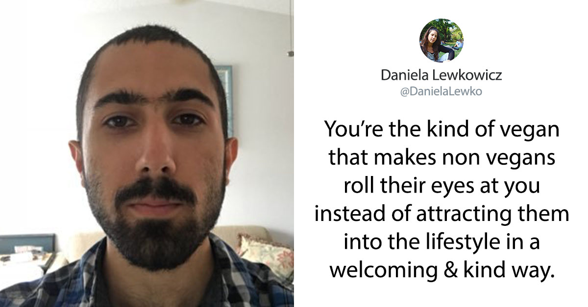 Twitter Is Dragging This Guy Who Rudely Called Out A Vegan For Buying A ...