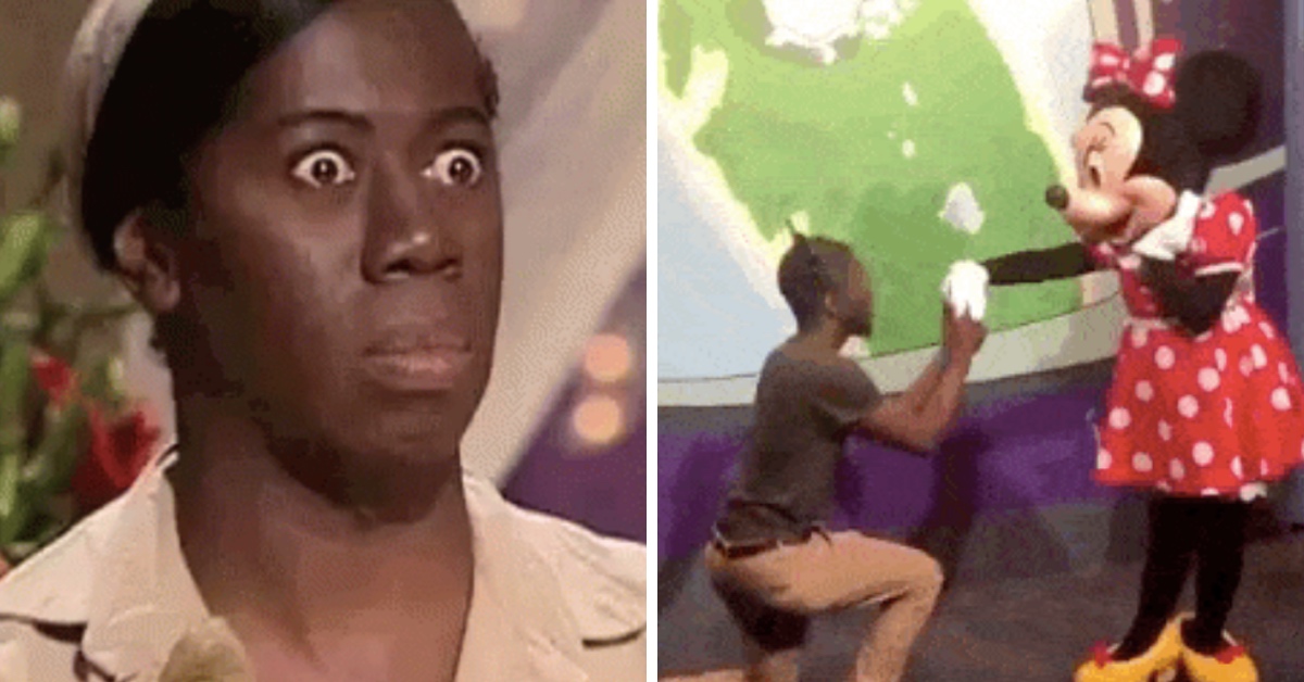 This Video Of Mickey Mouse Getting Jealous At Disney World Has Twitter ...