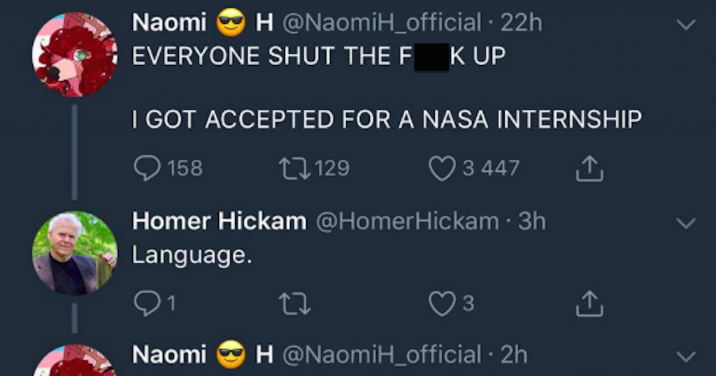 An Intern Got Fired From NASA For Cursing At A Board Member