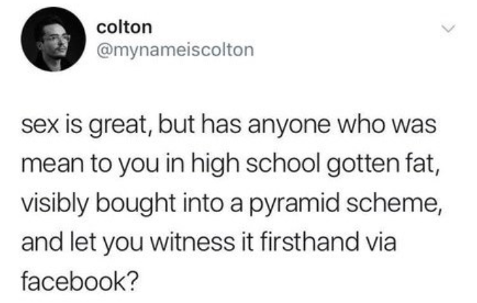 21 Jokes For Anyone Who's Ever Been Ambushed By A Pyramid Scheme